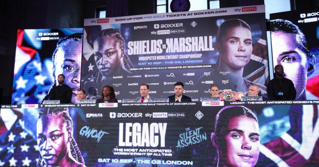 Claressa Shields vs. Savannah Marshall en sous-carte : Liste complète ...