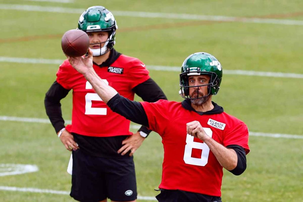 Aaron Rodgers Defends Zach Wilson and Launches Mole Hunt in Breakfast ...